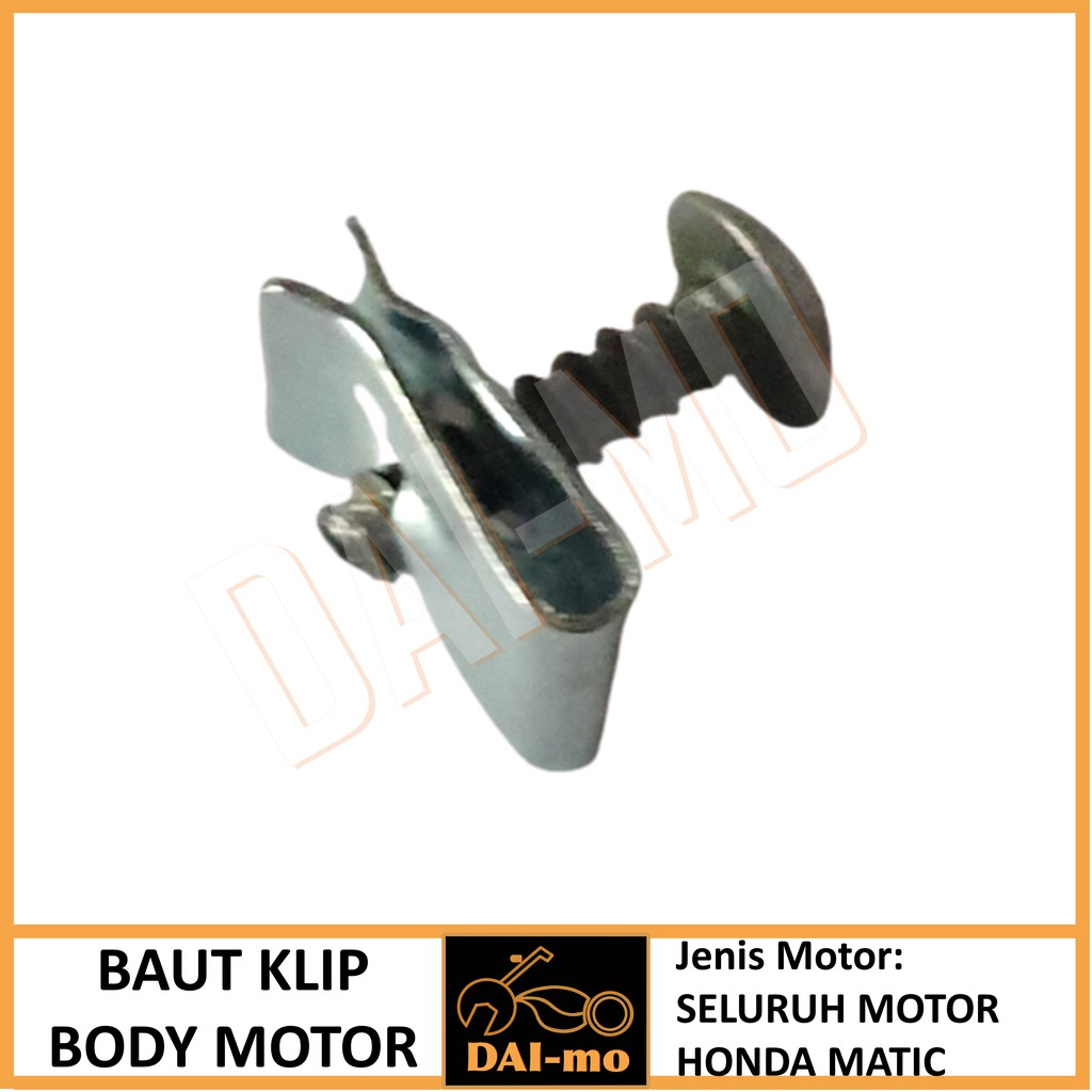 Jual Baut Klip Body Motor Honda Matic/ Clip cover bodi/ Baut Kleman ...