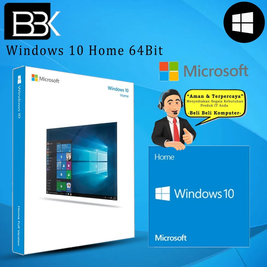 Jual Windows 10 Home 64Bit - ORI | Shopee Indonesia