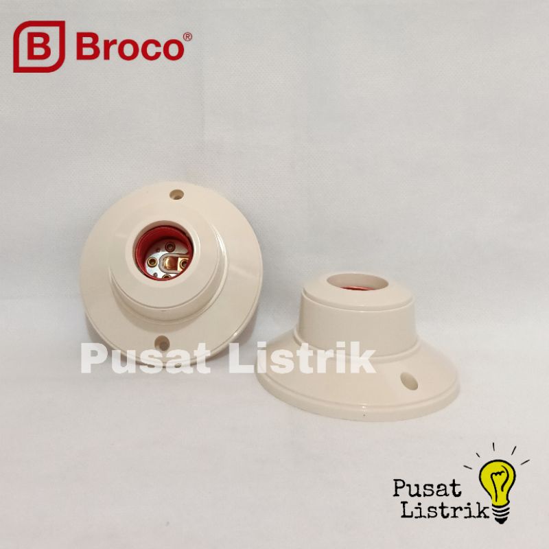 Jual Fitting Plafon Bulat Broco 1212 Rumah Lampu Bulat Broco | Shopee ...