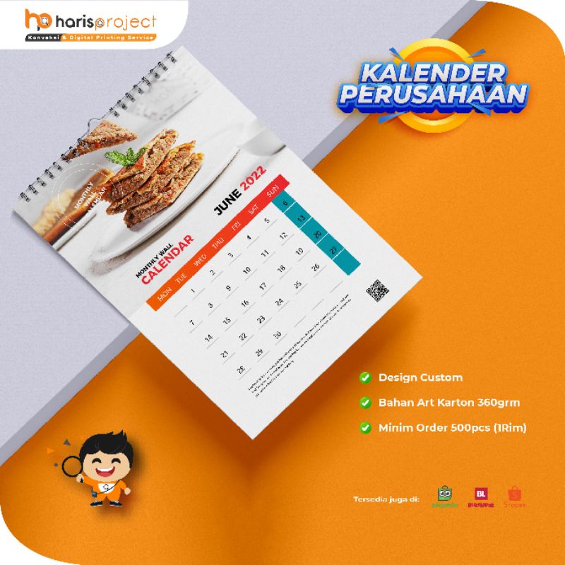 Jual Cetak Custom Kalender | Shopee Indonesia