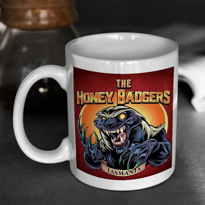 Jual Honey Badger Logo Design Green Flyland Designs Mug Keramik | Shopee Indonesia