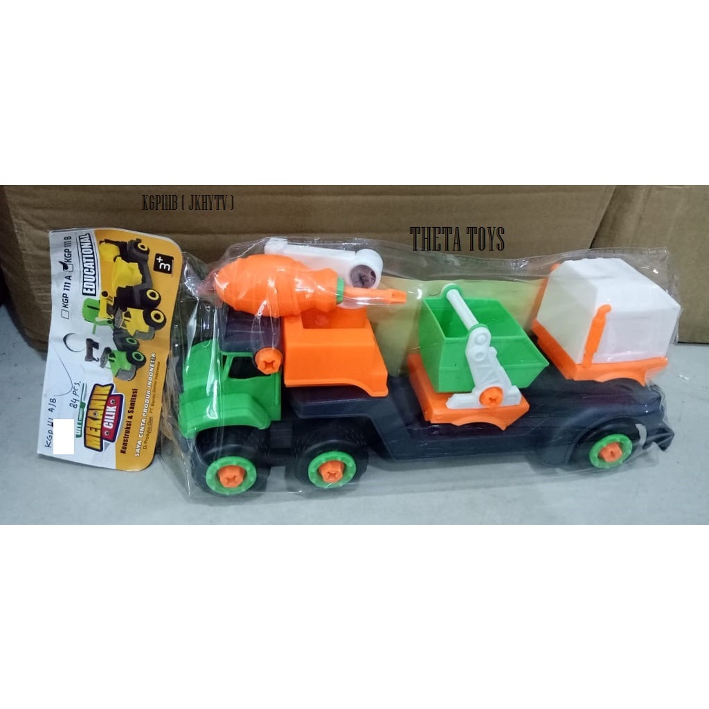 Jual MAINAN MOBIL TRUCK BESAR MAINAN MOBIL KONTRUKSI DIY KGP111B MAINAN ...