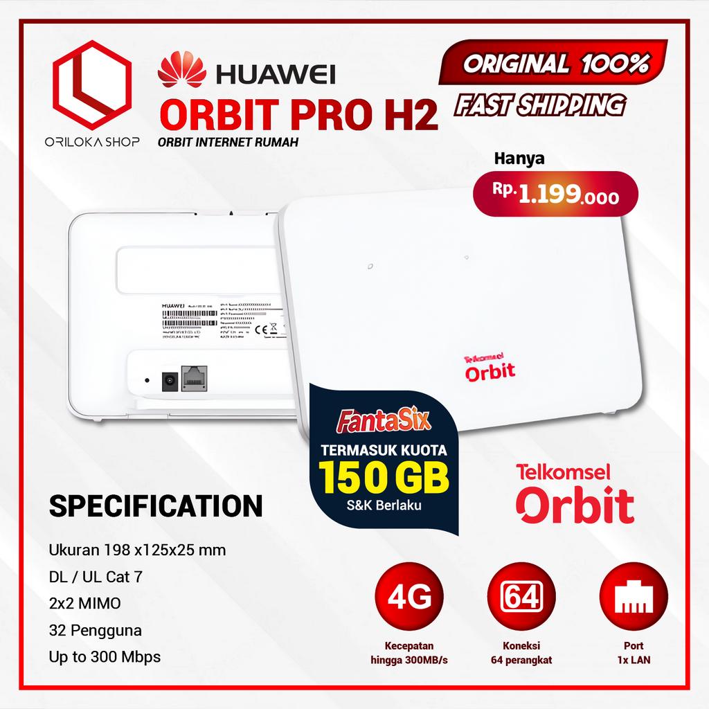 Jual Telkomsel Orbit PRO H2 Huawei B530 Home Router Wifi Free 150GB ...