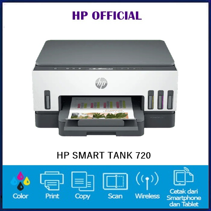Jual Printer HP Smart Tank 720 Print Scan Copy Wireless SmartTank Wifi ...