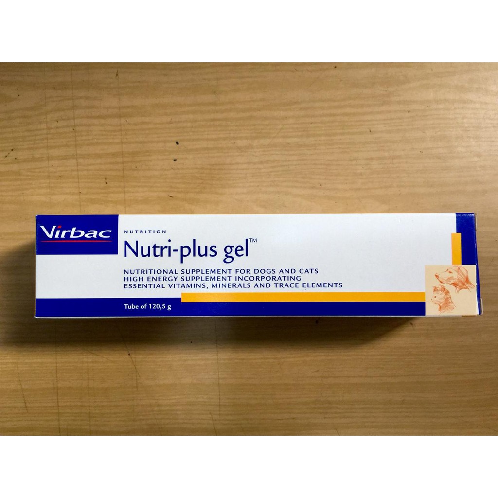 Jual Nutri Plus Gel 120gr Vitamin Kucing Anjing Nutrigel Virbac Gel ...