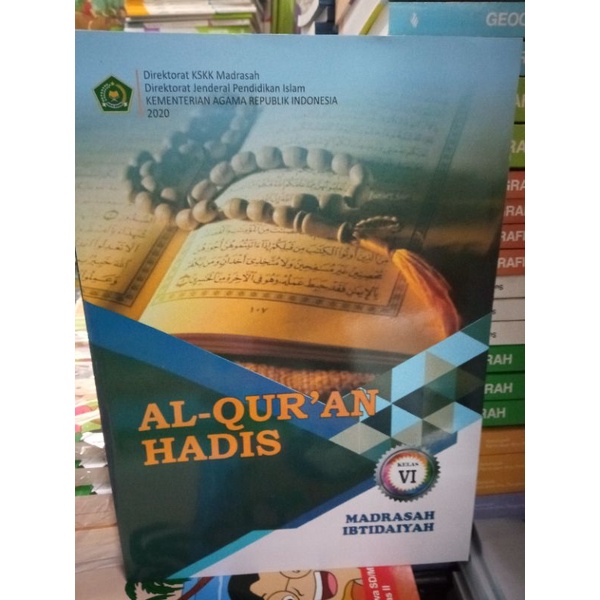 Jual BUKU AL-QURAN HADIS UNTUK MI MADRASAH IBTIDAIYAH KELAS 6 | Shopee Indonesia