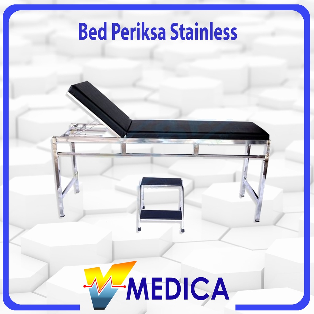Jual (Reguler) Bed Periksa Pasien Stainless / Ranjang Periksa Klinik ...