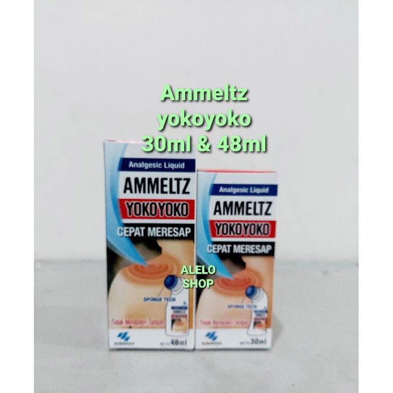 Jual AMMELTZ Yokoyoko analgesic Liquid obat gosok untuk pegel linu ...