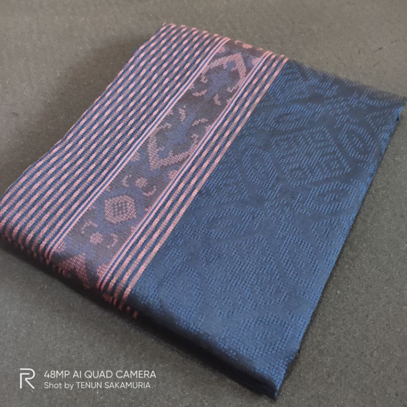 Jual Kain Songket Navi Tenun Baron Navy Songket biru tua biru navi ...