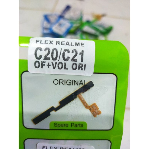 Jual flexible power on off volume Realme - C20 - C21 - C11 2021 Tombol Dalam | Shopee Indonesia