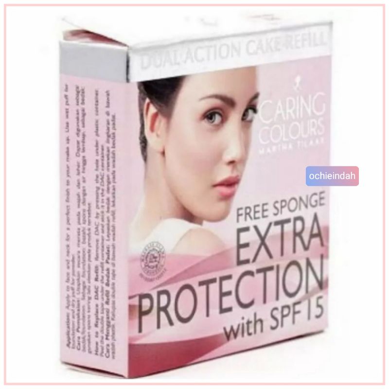 Jual Caring Colours Extra Protection Dual Action Cake (Refill) | Shopee ...
