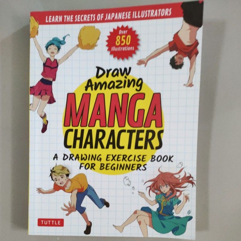Jual Buku Draw Amazing Manga Characters for beginners preloved | Shopee ...