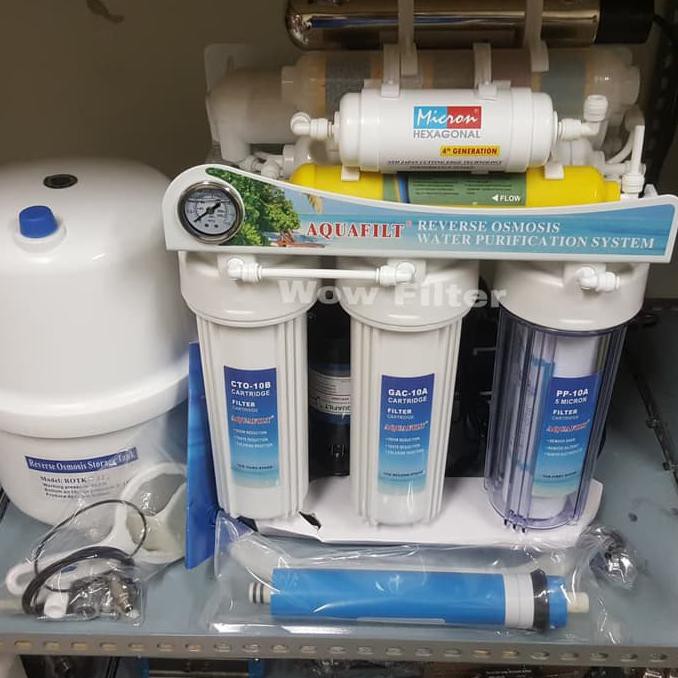 Jual Mesin RO 100 Gpd 9 step UV Aquafilt Filter air minum reverse ...