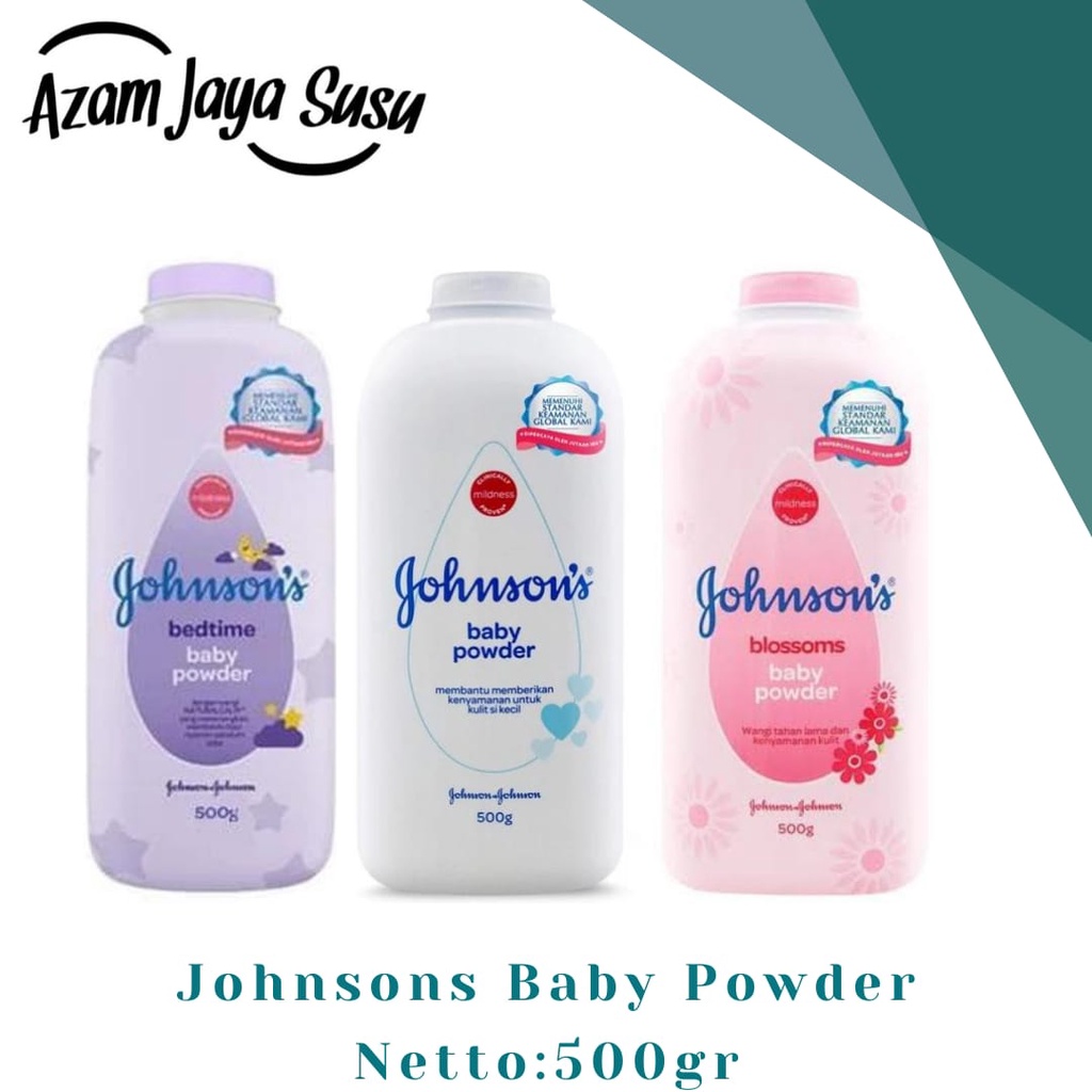 Jual Johnsons Baby Powder Reguler/Bedtime/Blossoms 500Gr | Shopee Indonesia