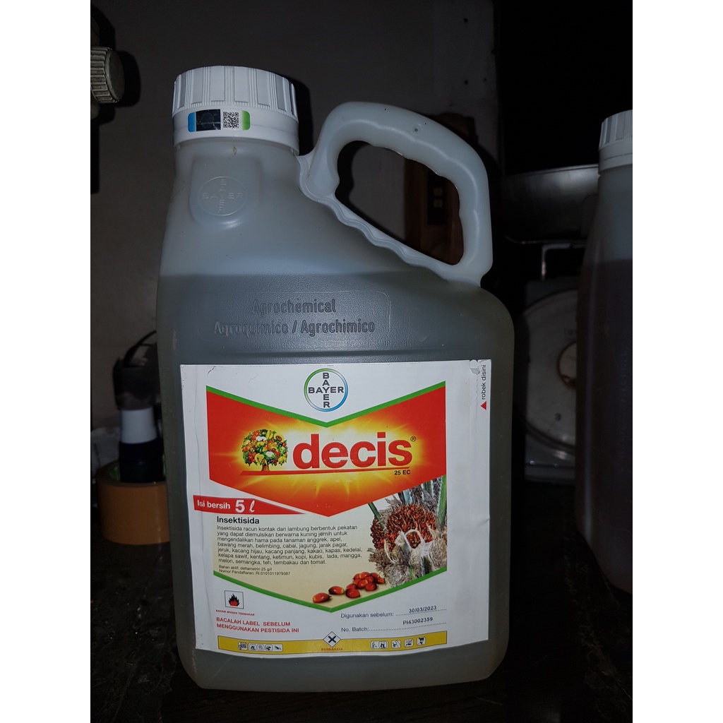 Jual DECIS 25 EC 5 LITER INSEKTISIDA PESTISIDA OBAT PEMBASMI HAMA BAYER ...