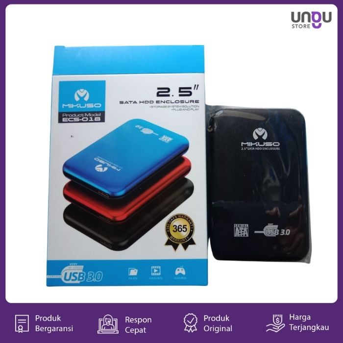 Jual CASING HARD DISK LAPTOP ENCLOSUR 2.5 MIKUSO ECS-018 3.0 | Shopee ...