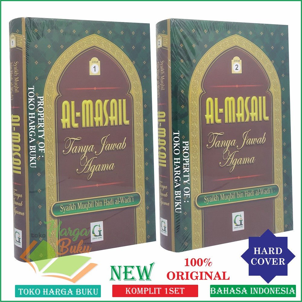 Jual Paket 2 Buku Al-Masail Tanya Jawab Agama KOMPLIT 1SET isi Jilid 1 ...