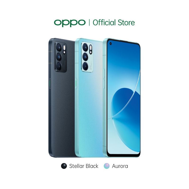 Jual OPPO RENO 6 5G 8GB/128GB CAMERA 64MP,5G Network l AI Highlight ...