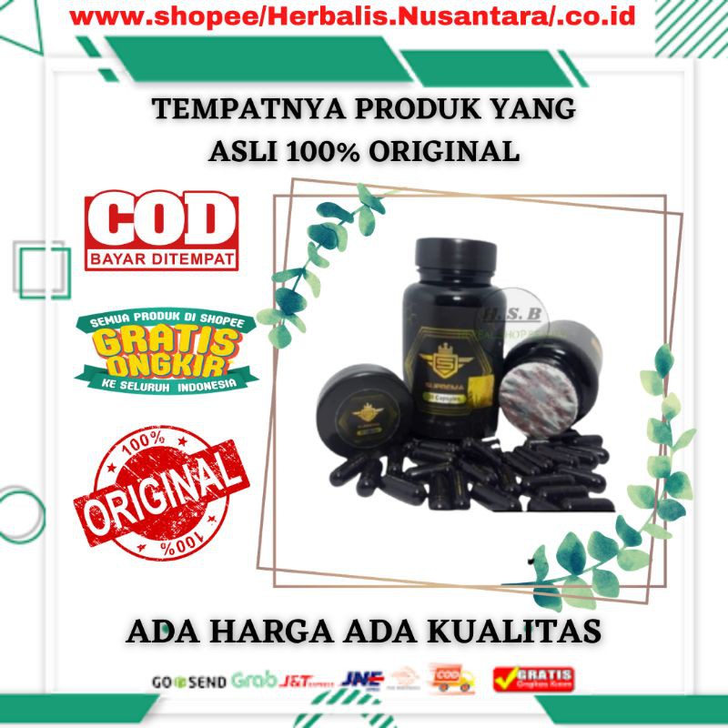 Jual Suprema Asli 100% Original Suplemen Pria Ramuan Asli Herbal BPOM ...