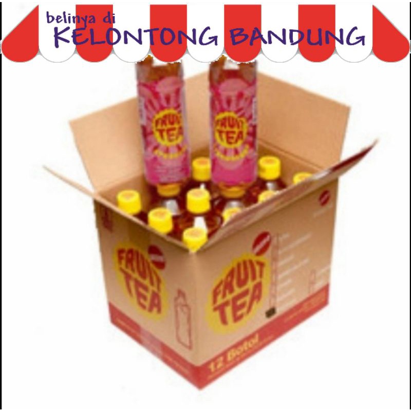 Jual Fruit Tea Botol Pet 500 ml per dus / box / karton | Shopee Indonesia