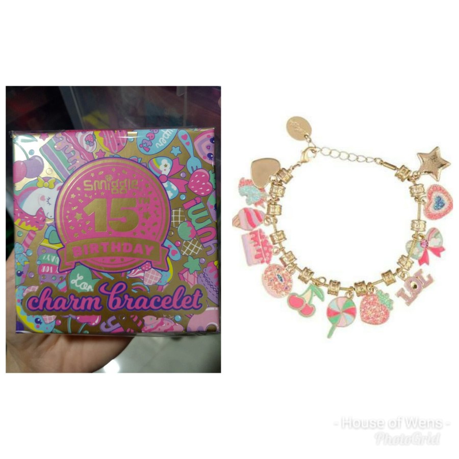 Jual SMIGGLE 15th BIRTHDAY BRACELET - GELANG SMIGGLE LIMITED EDITION ...