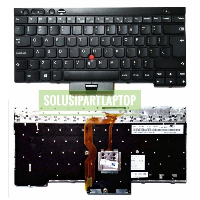Jual keyboard lenovo thinkpad t430 x230 l430 t430i w530 t430s x230i ...