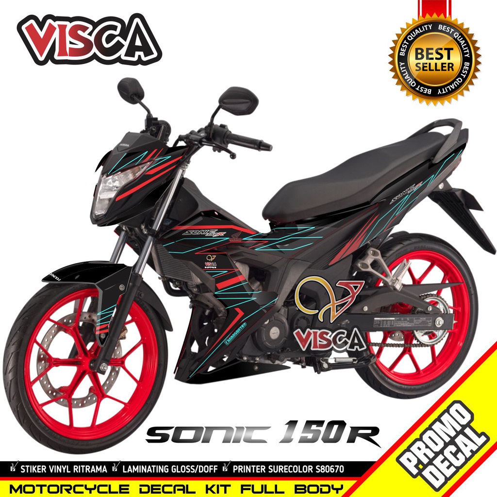 Jual Decal Sonic 150r Full Body Stiker Sonic 150r Full Body Striping ...