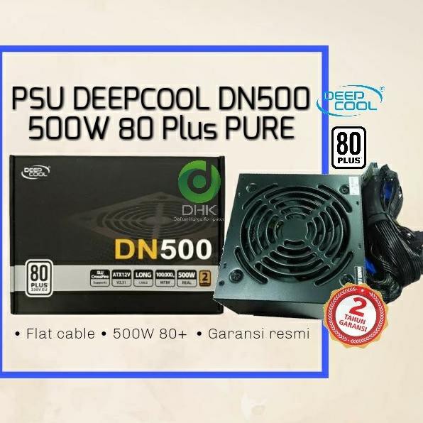 Jual Psu Deepcool DN500 500W 80+ Flat cable | Shopee Indonesia