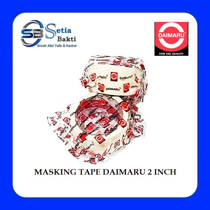Jual DAIMARU Masking Tape 2 Inch - Lakban Kertas 48mm x 21m - 1 Pcs ...