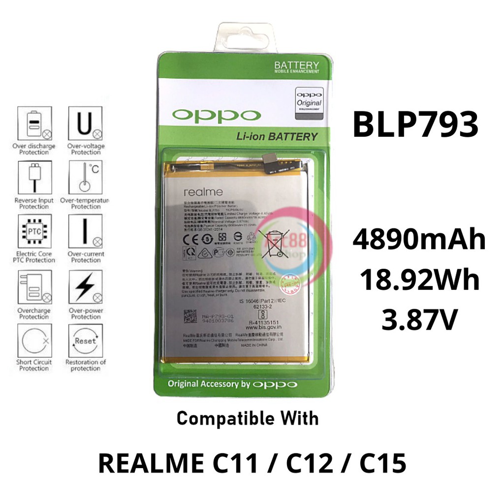 Jual Batre Baterai Battery C11 C12 C15 BLP-793 BLP793 BLP 793 | Shopee ...