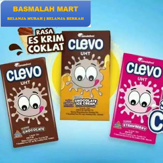 Jual Susu UHT Clevo eceran Murah Original (Ilham Berkah Mart) | Shopee ...