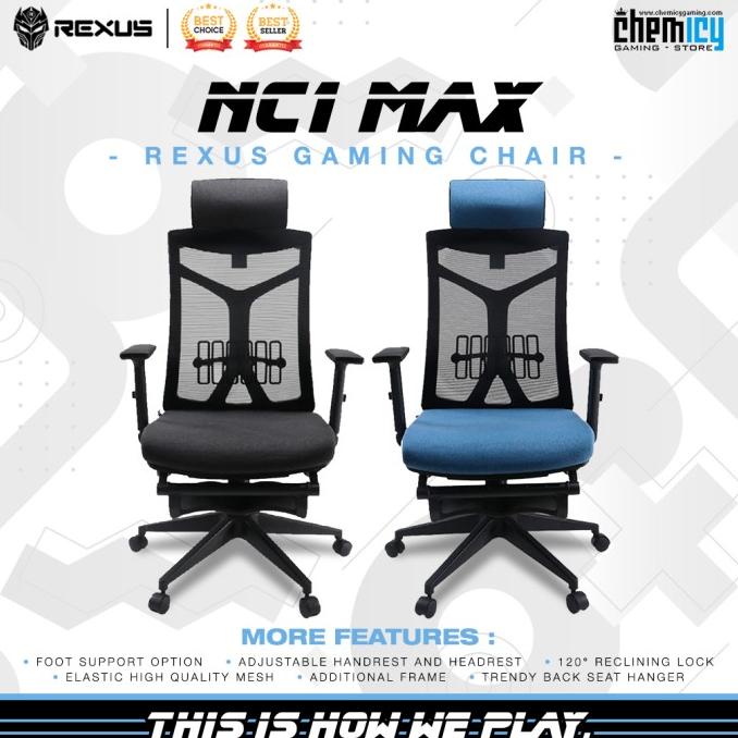 Jual ada Rexus NC1 / NC-1 MAX Ergonomic Office Chair / Kursi Kantor ...