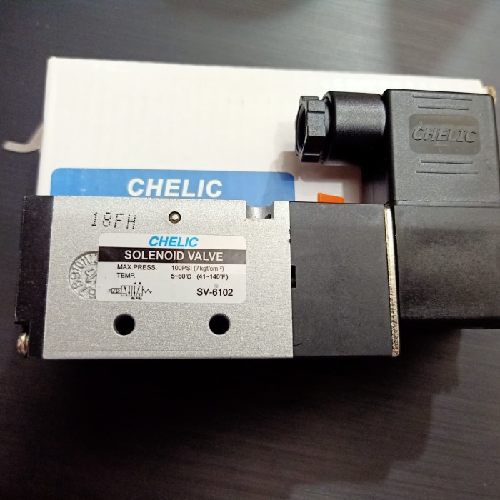 Jual solenoid valve chelic type sv6102-08 (1/4"in) 220ac- 24dc | Shopee Indonesia