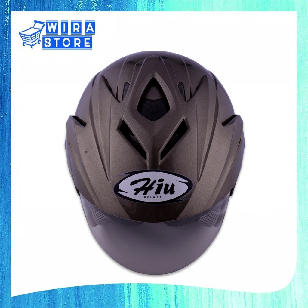 Jual (PROMO CUCI GUDANG) TERLARIS Helm Hiu Arrow Dark Granito-HELM ...