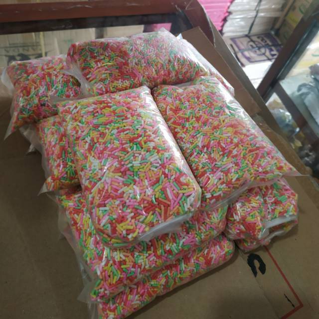 Jual Cokelat meises rainbow kemasan repack 250gr | Shopee Indonesia