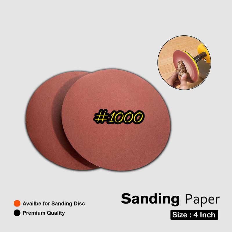 Jual Amplas Bulat 4 Inch Grit 1000 Amplas Tempel Disc | Shopee Indonesia