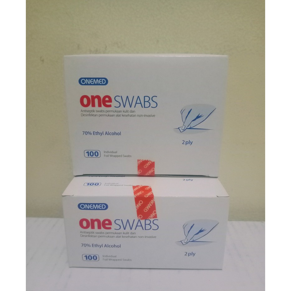 Jual ONE SWABS KAPAS ALKOHOL ONEMED SWAB ONEMED ALKOHOL SWAB ONEMED ...