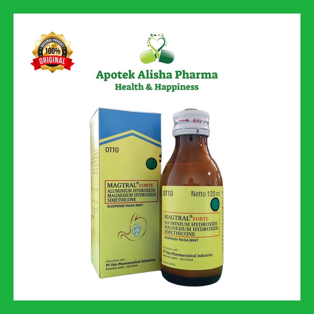 Jual Magtral Forte Suspensi 120ml - Magtral Porte Sirup Rasa Mint Obat ...
