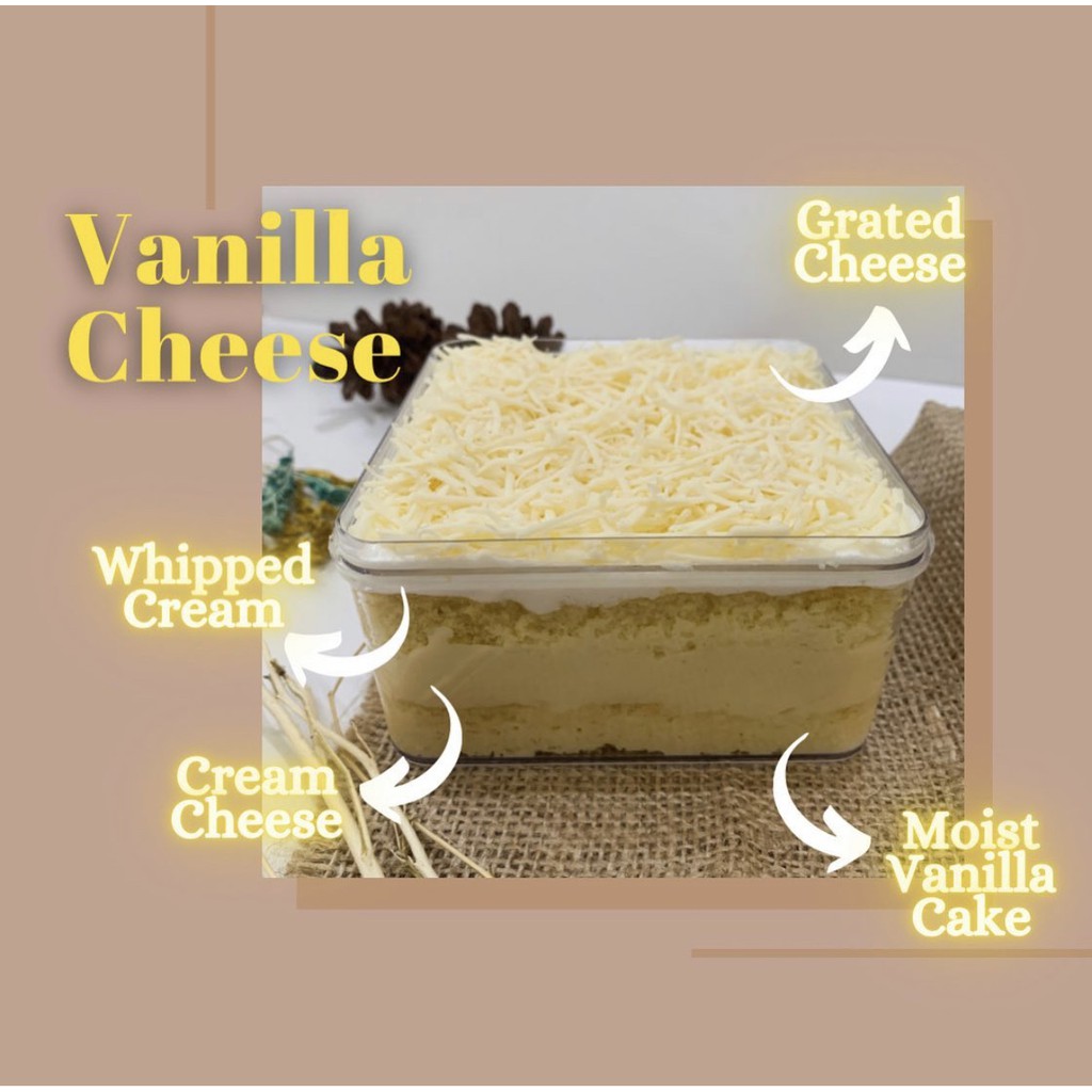 Jual Vanilla Cheese Dessert Box (please read description box) | Shopee ...