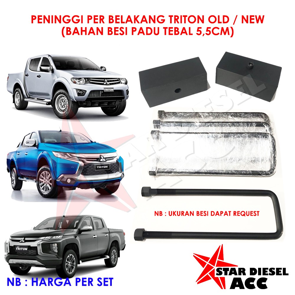 Jual GANJALAN PER BELAKANG TRITON BODY LIFT SHOCK BELAKANG TRITON LIFT ...