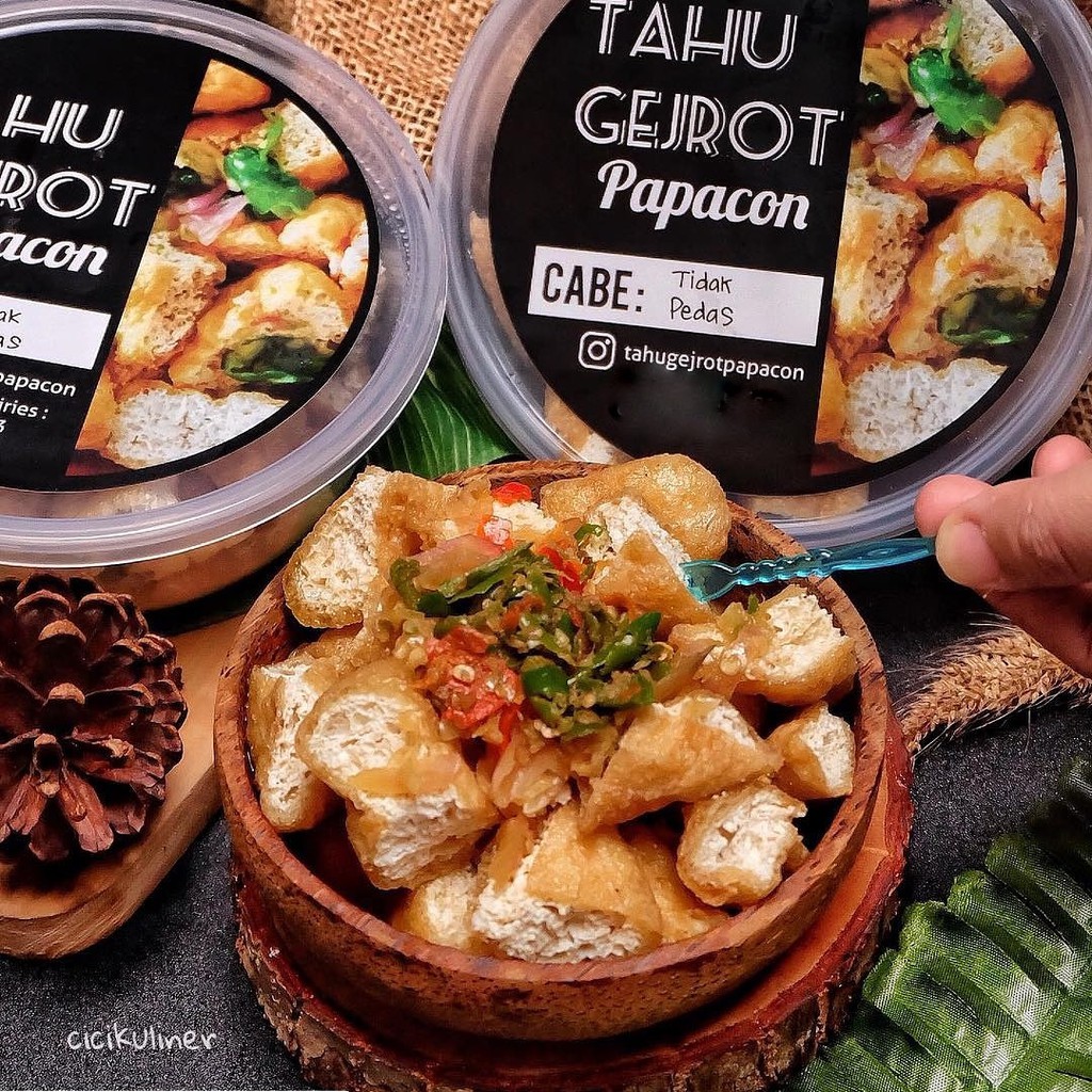 Jual TAHU GEJROT PAPACON ASLI CIREBON KHUSUS GOSEND/GRAB. | Shopee ...
