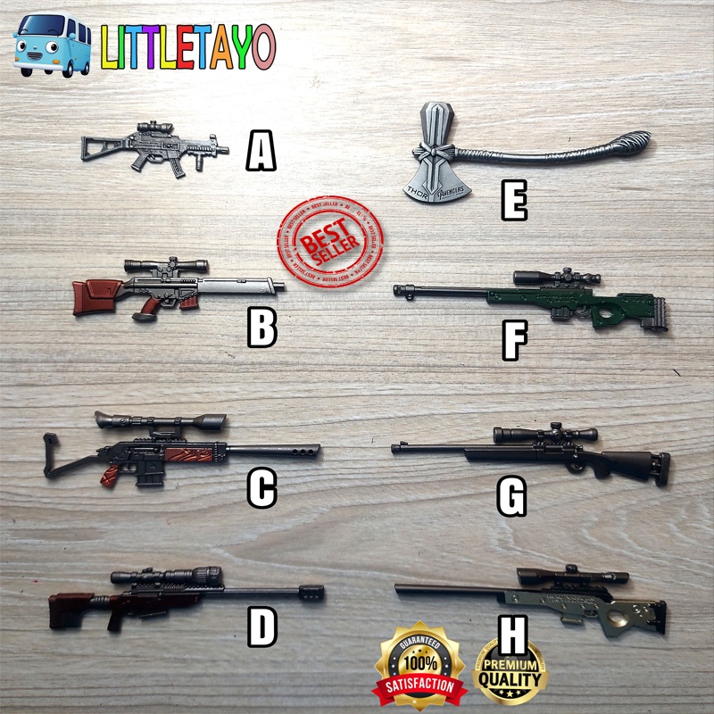 Jual MINIATUR SENJATA MARVEL LEGENDS SHF FIGMA MEZCO SENJATA API PISTOL ...