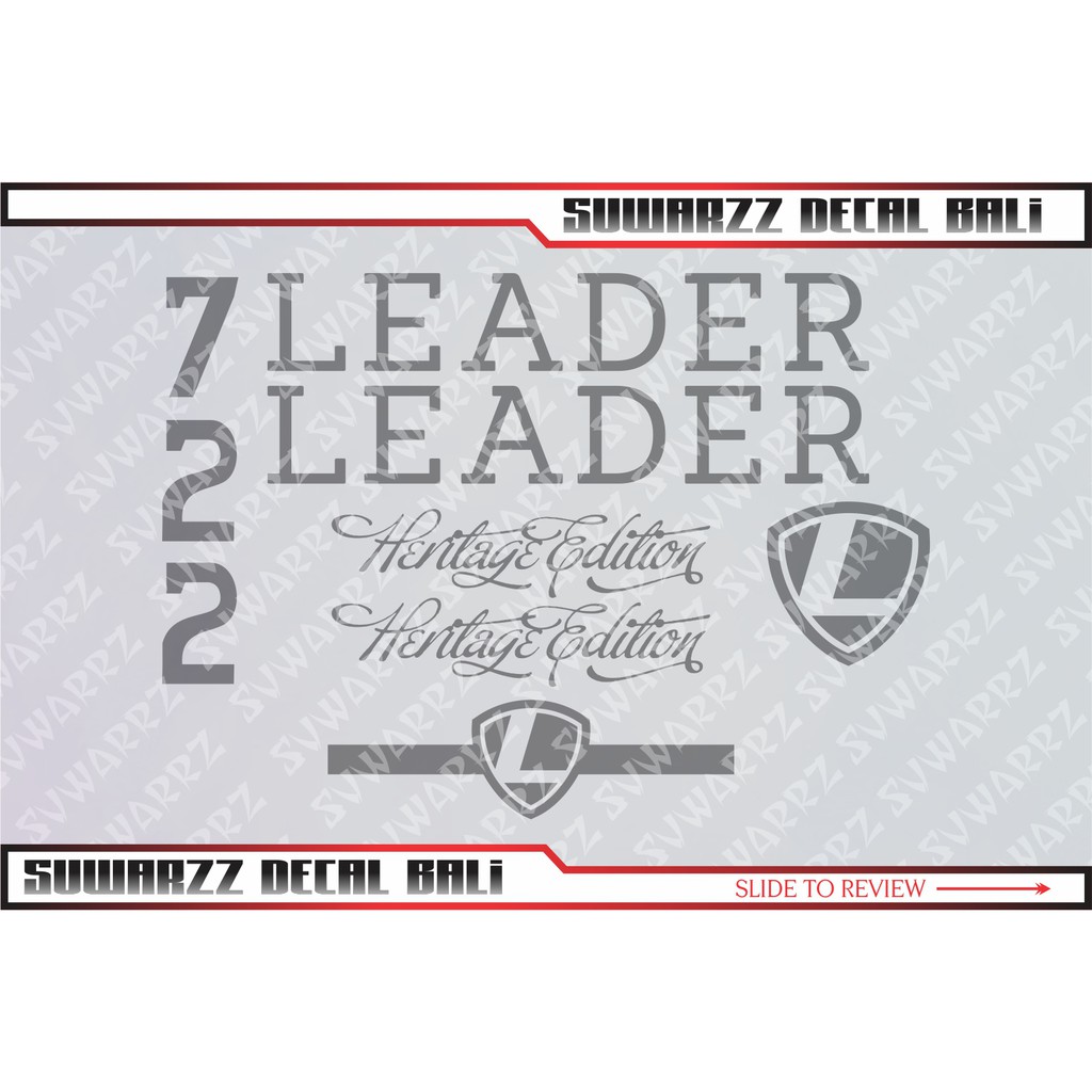 Jual DECAL FRAME FIXIE LEADER 722 | Shopee Indonesia