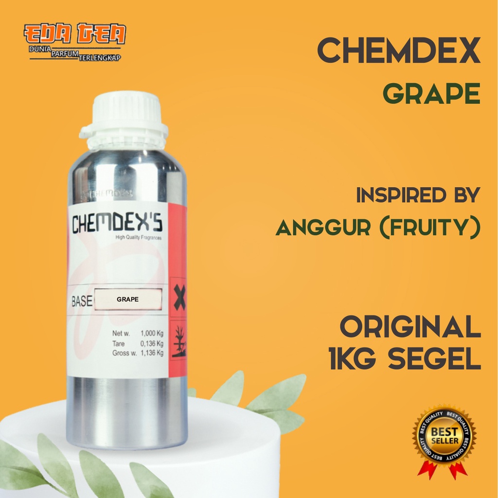 Jual BIBIT PARFUM GRAPE | ANGGUR | CHEMDEX'S | 1KG | SEGEL | Shopee ...