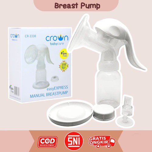 Jual POMPA ASI MANUAL CROWN BABY EASY EXPRESS manual breastpump CR3338 ...
