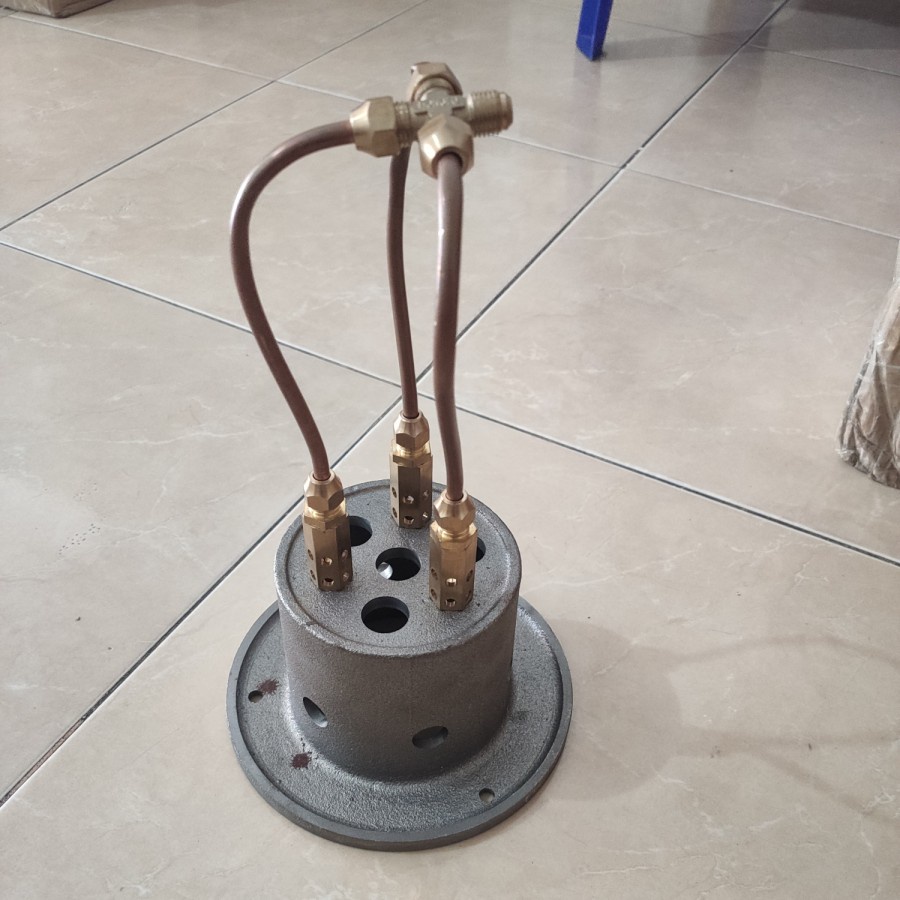 Jual Jet Burner 3 Nozzle Burner Highpressure Burner Kompor | Shopee ...