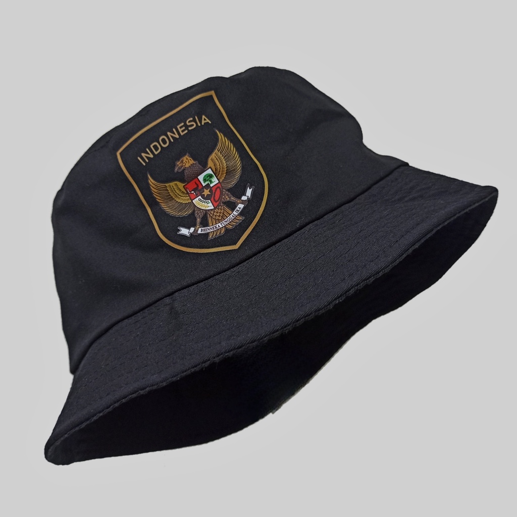 Jual Topi Bucket Hat Garuda Di Dada Timnas Logo Buckethat TBMI | Shopee ...