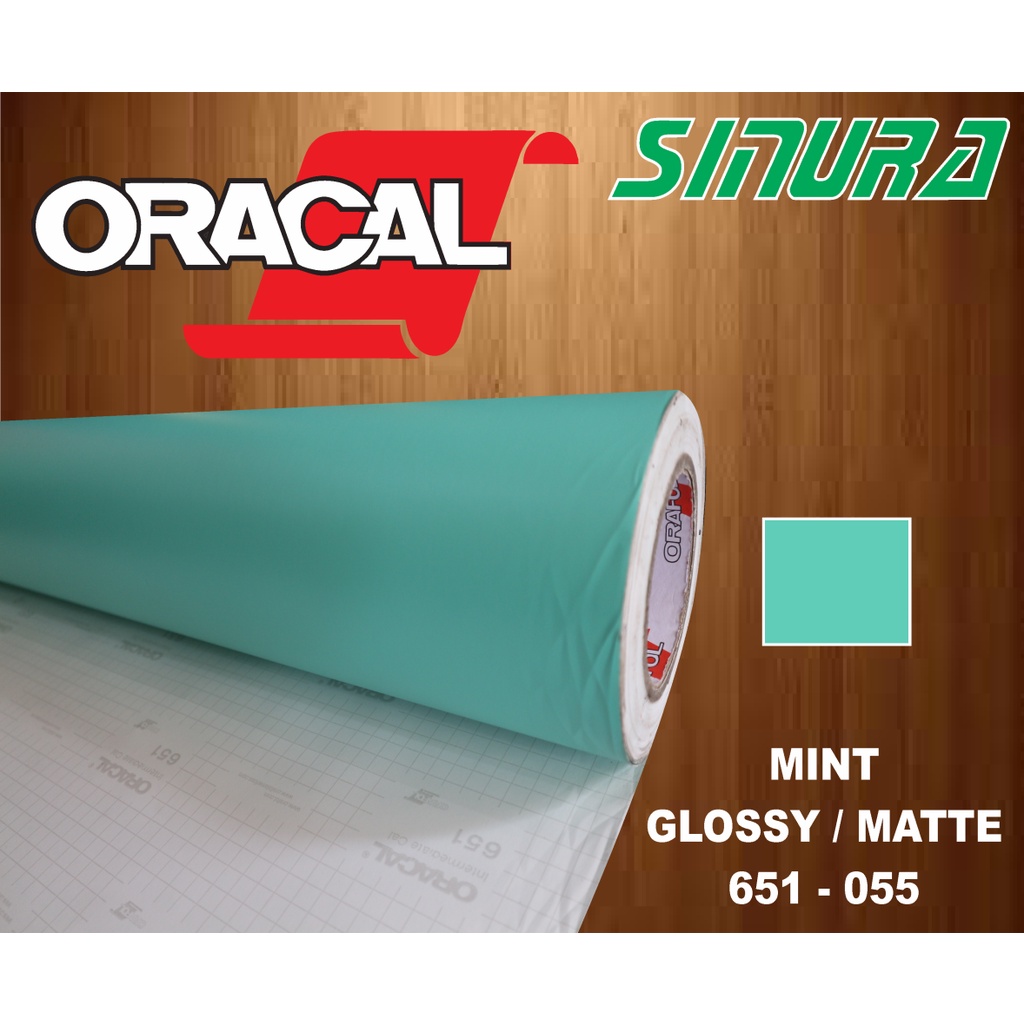 Jual Sticker Oracal 651-055 MINT (GLOSSY/MATTE) | Shopee Indonesia