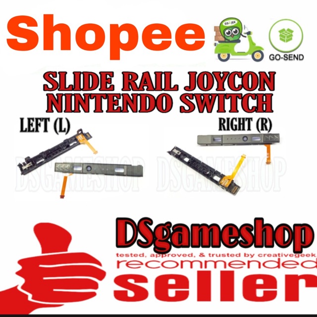 Jual Slide Bar Rel Rail Sliding Rail Joycon Nintendo Switch | Shopee ...