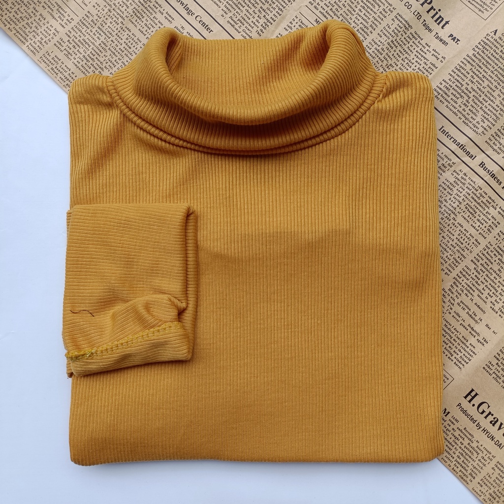 Jual Kaos Turtleneck Pria Lengan Panjang Turtle neck Korean Style Leher ...